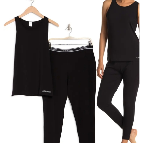 Calvin Klein | Intimates & Sleepwear | 2 Pc Ck Logo Sleeplounge Wear Sz ...